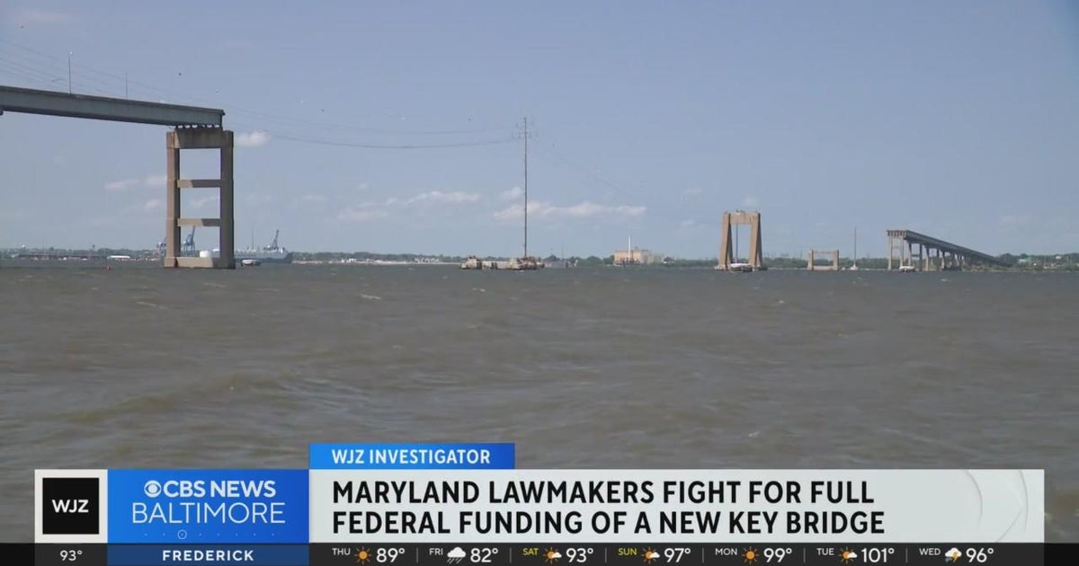 Maryland lawmakers fight for full funding of new Key Bridge - CBS Baltimore