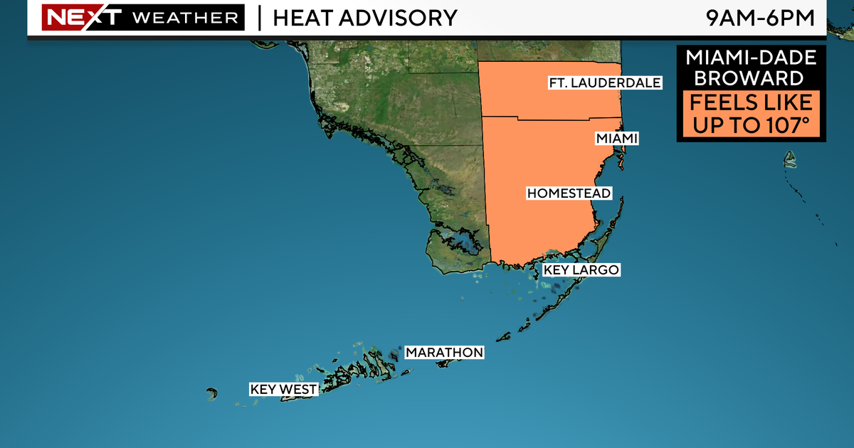 Another hot, hazy day across South Florida - CBS Miami