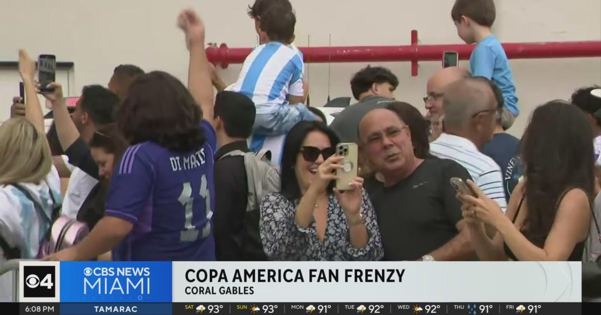 Fans gearing up for Copa America final in Miami - CBS Miami