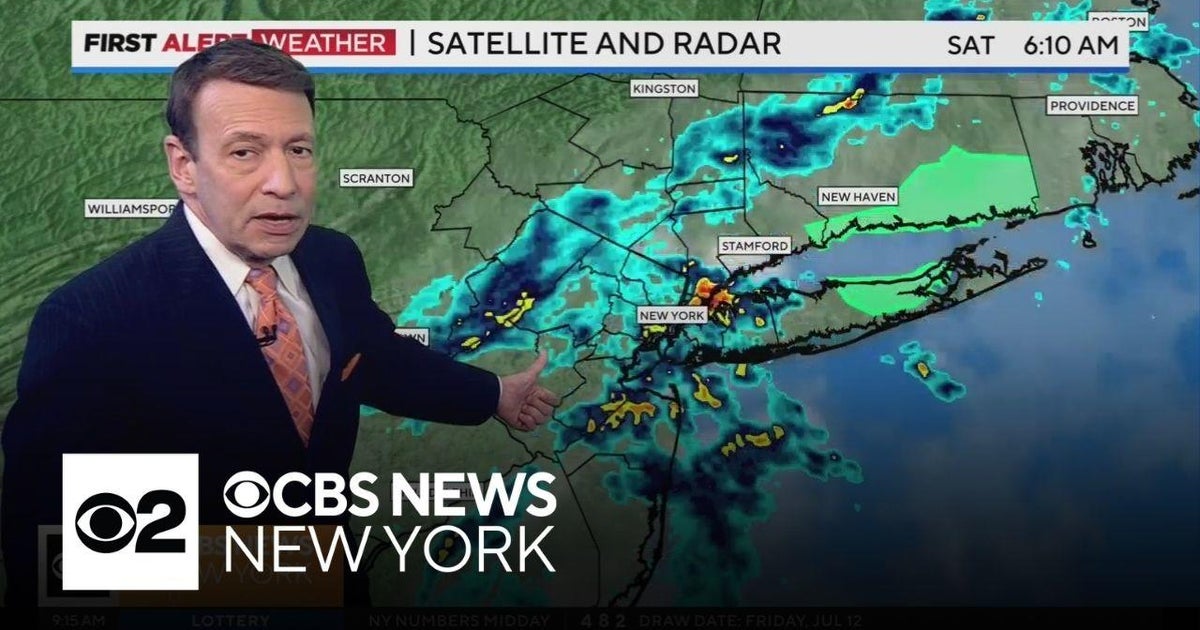 First Alert Weather: Downpours and flood alerts around NYC - CBS New York