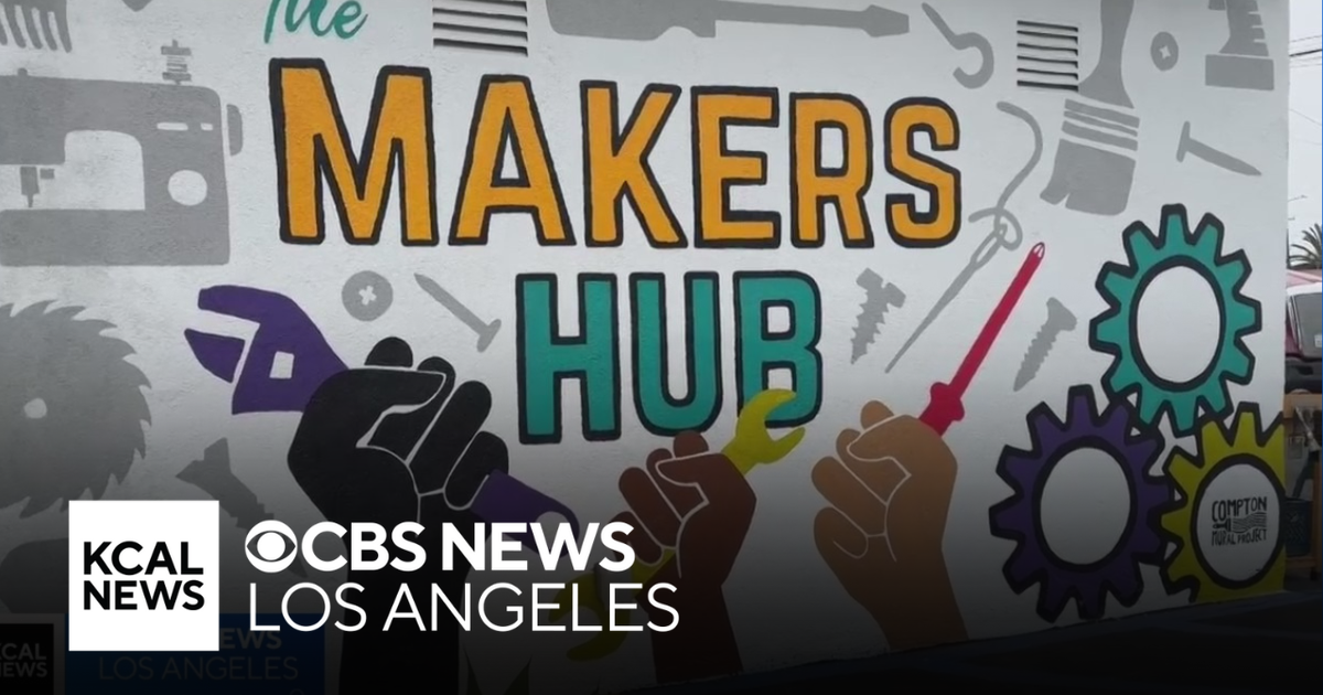 The Maker's Hub in Compton works as "tool library" for small business owners - CBS Los Angeles