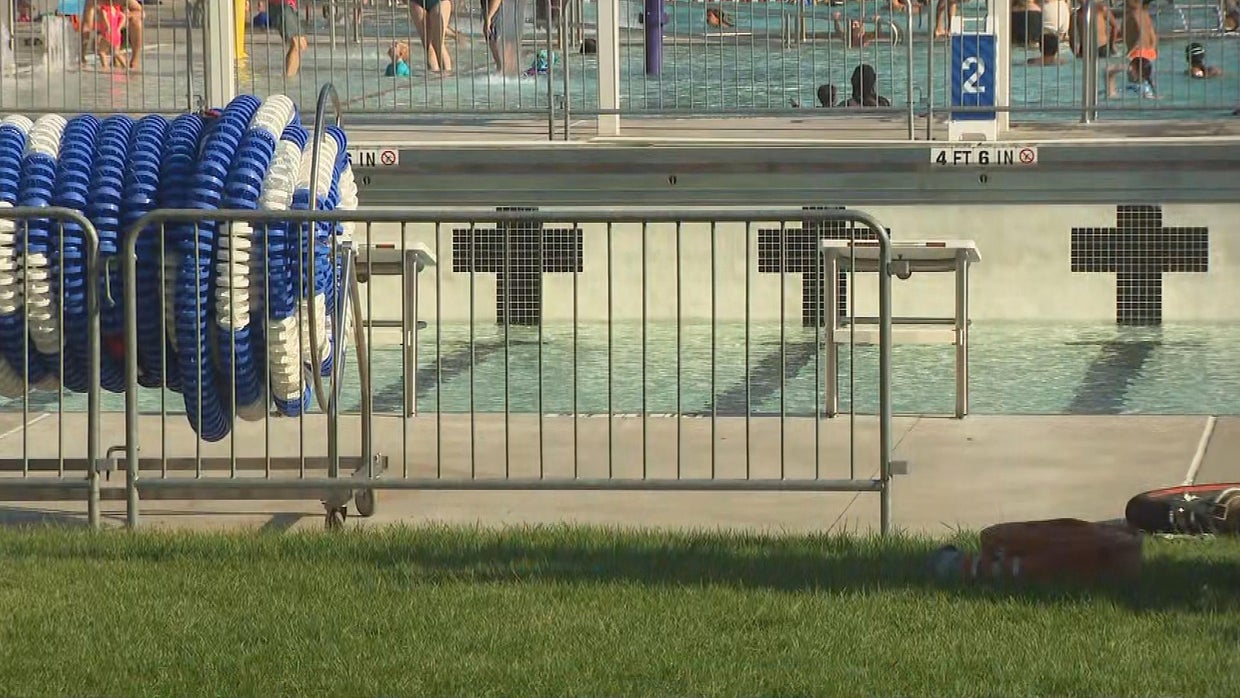 Needham community pool closed after glass bottle shatters - CBS Boston