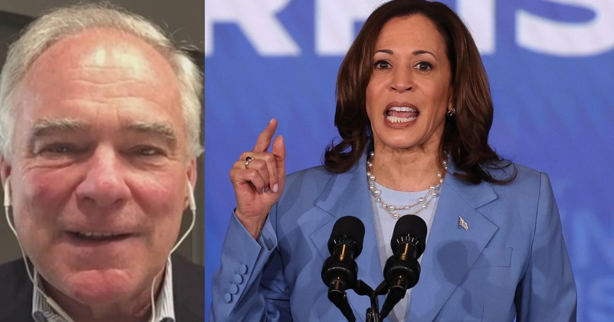 Sen. Tim Kaine on his advice for Kamala Harris after Biden drops out of ...