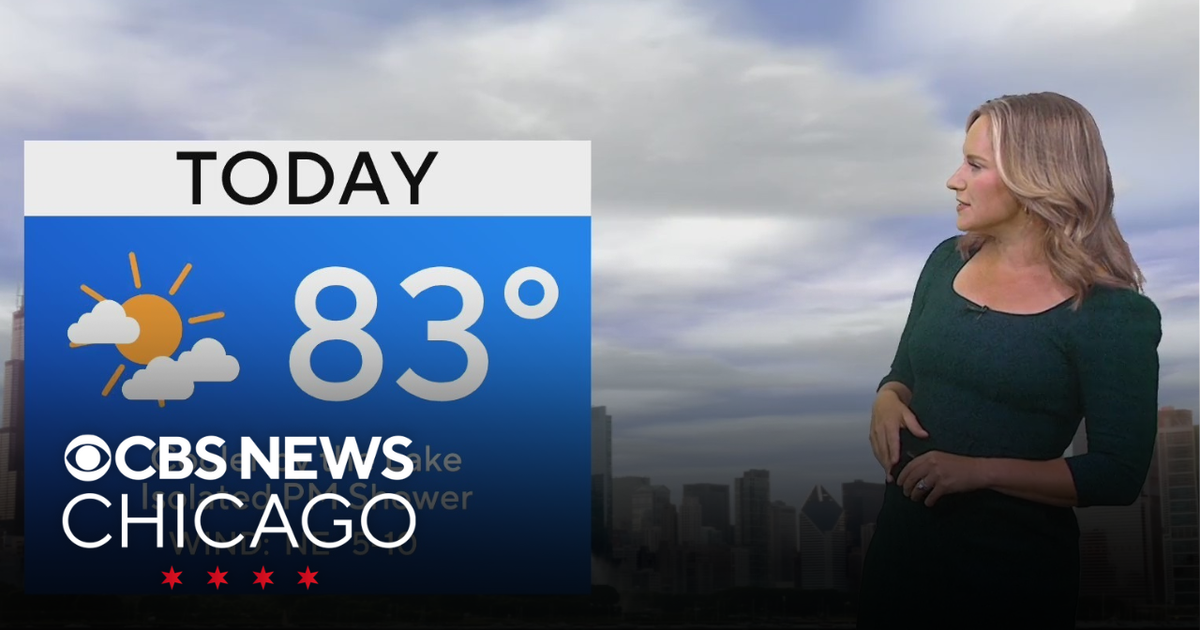 Pleasant day in Chicago with evening storms chances - CBS Chicago