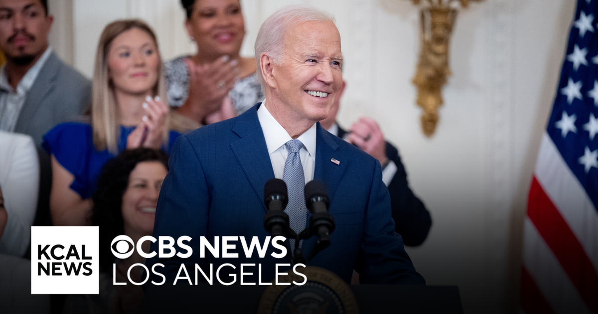 Inland Empire locals share their thoughts on Pres. Biden's decision to dropout - CBS Los Angeles