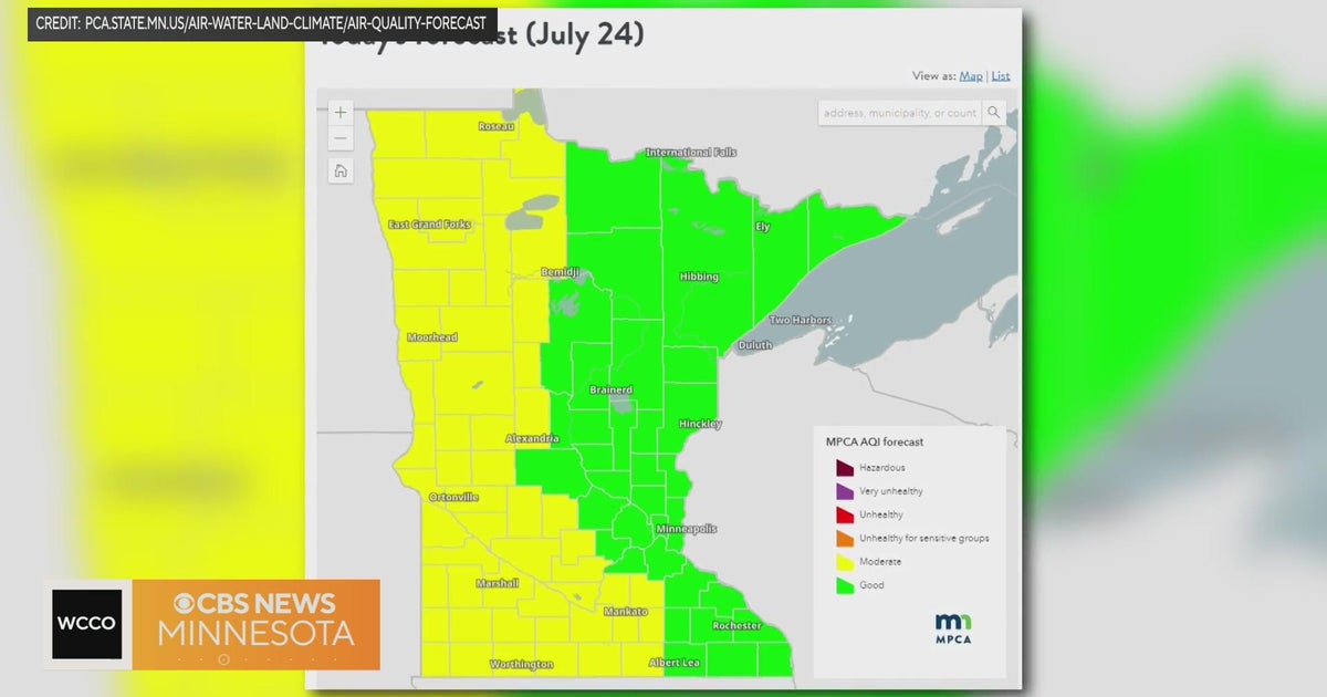 More Canadian wildfire smoke to pour into Minnesota - CBS Minnesota