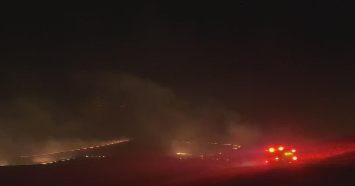 Flynn Fire burns near Altamont Pass sparked by car fire along Highway ...