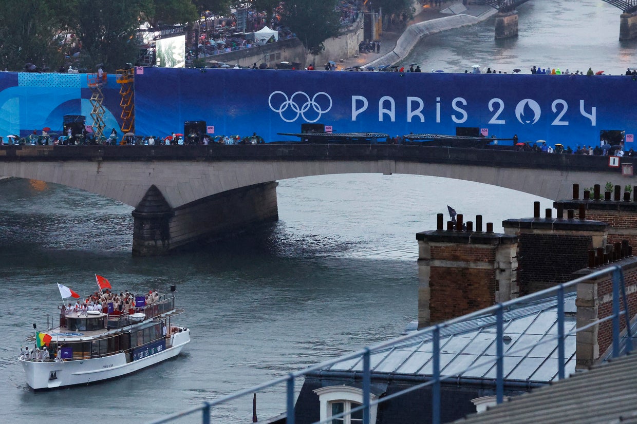 See photos of the Paris Olympics opening ceremony - CBS News