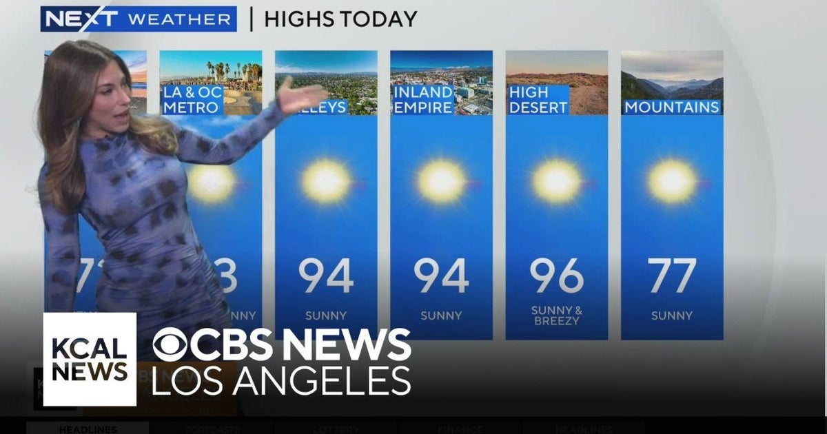 Alex Biston's Morning Weather (July 27) - CBS Los Angeles