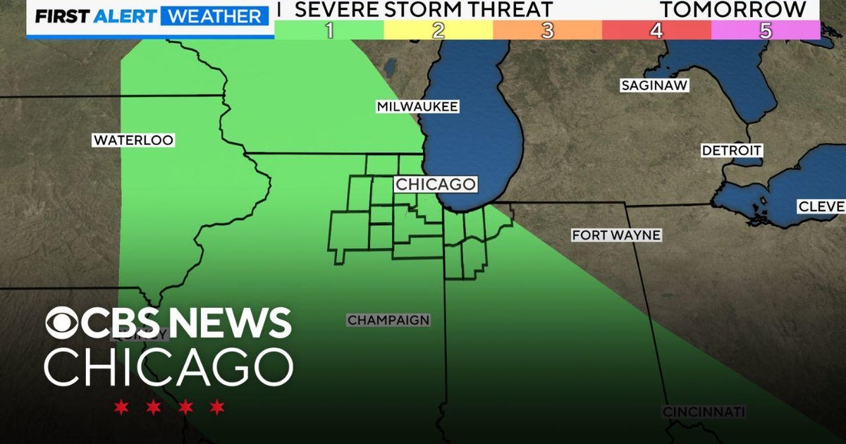Scattered showers, isolated thunderstorms possible Monday in Chicago ...