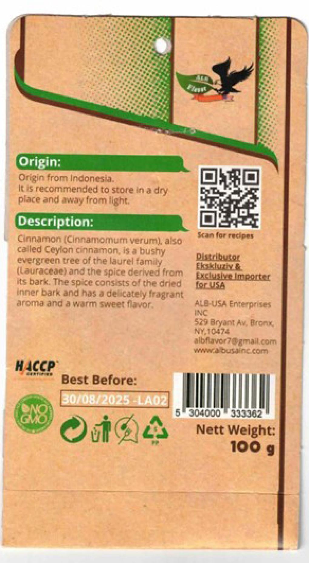 More cinnamon recalled after tests find elevated levels of lead - CBS News