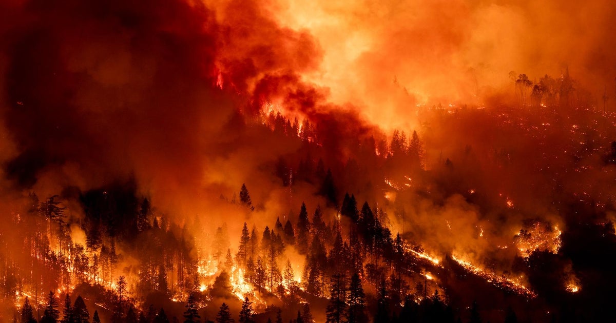 Park Fire before-and-after photos as blaze rages on - CBS News