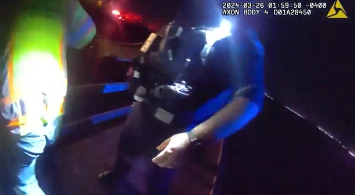 New video shows rescue of only construction worker to survive fall from ...