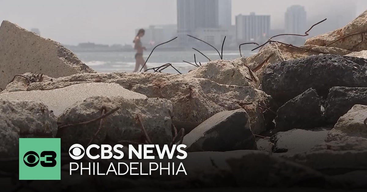 Brigantine, New Jersey beach closed due to severe erosion - CBS ...