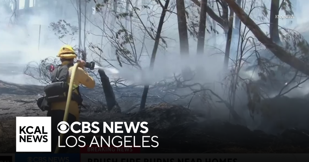 Evacuation orders lifted after brush fire gets close to homes in ...