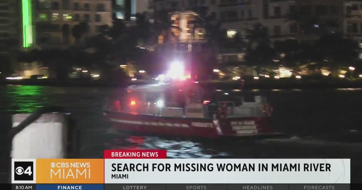 Search for missing woman in Miami River - CBS Miami