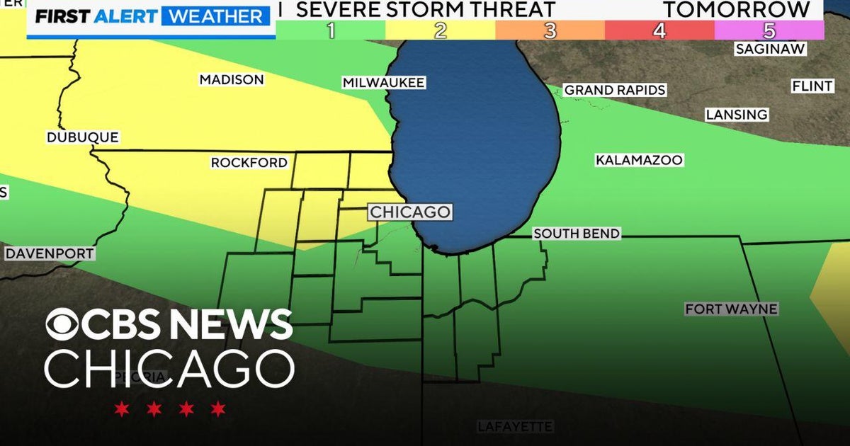 Storms to move into Chicago area Monday could be strong to severe - CBS ...