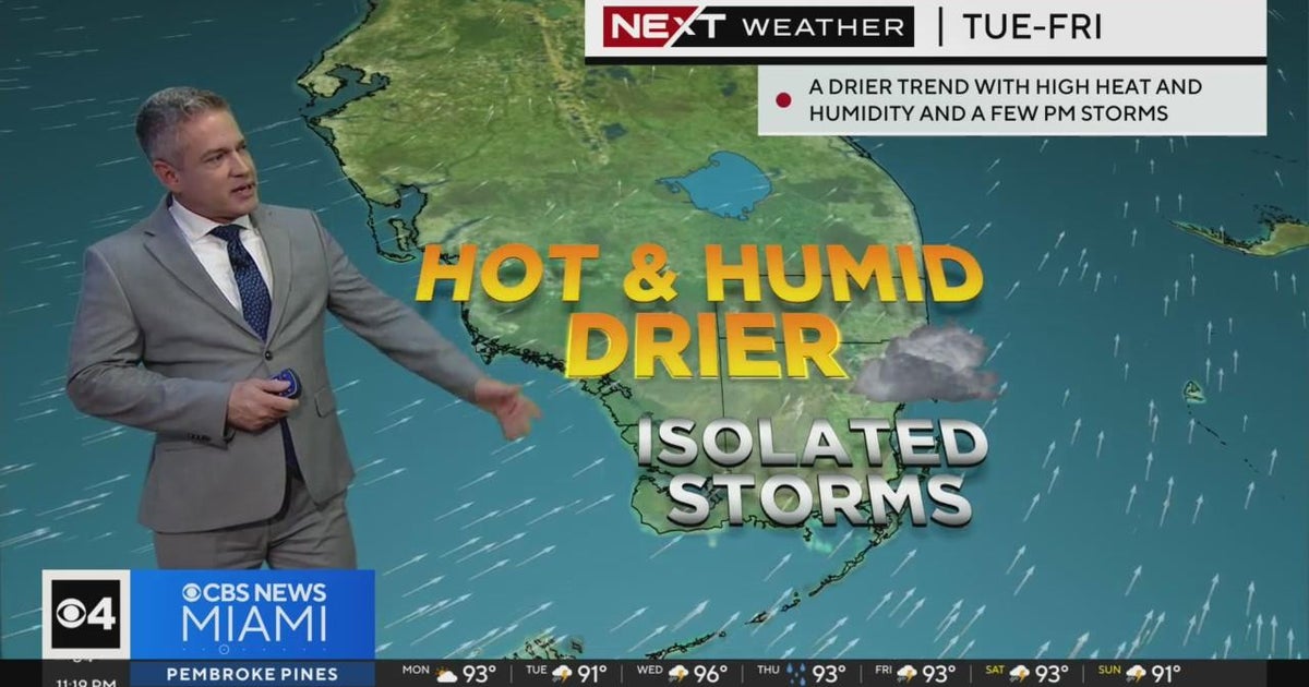 South Florida weather for Monday 8/5/24 11PM - CBS Miami