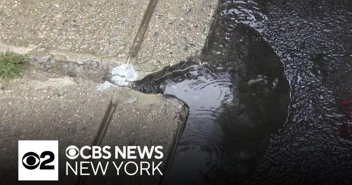 Storm drains, drainage pipes in Hoboken accidentally paved over - CBS ...