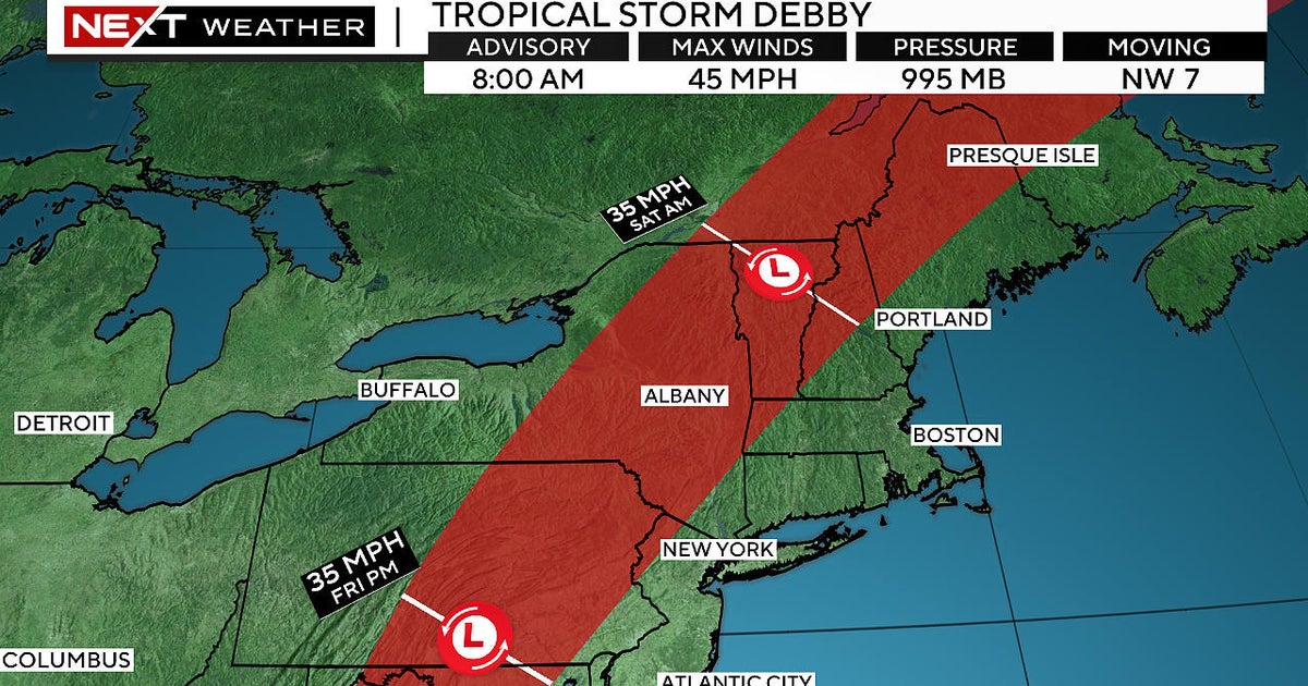 Tropical Storm Debby's path shifts, less rain coming to Massachusetts ...