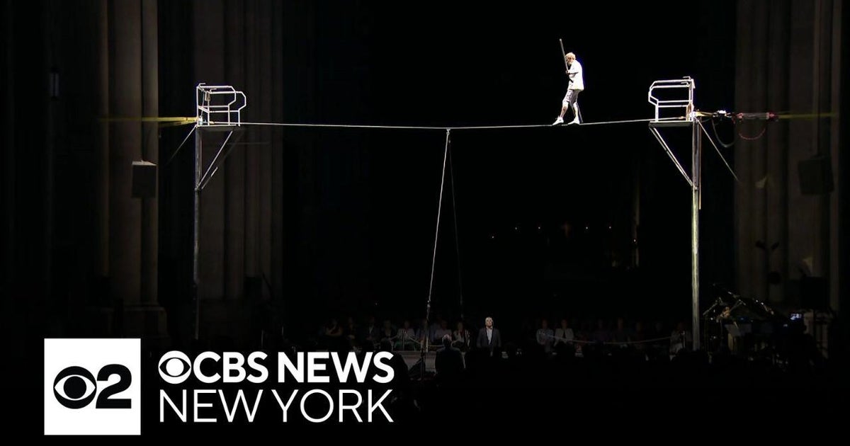 Philippe Petit marks 50 years since Twin Towers high-wire walk - CBS ...