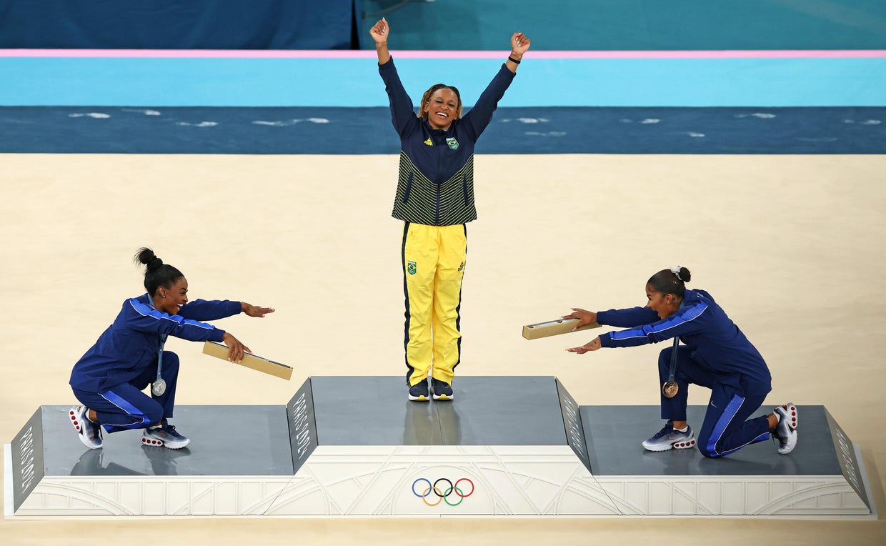 Gymnast Jordan Chiles reflects on winning individual bronze medal at ...
