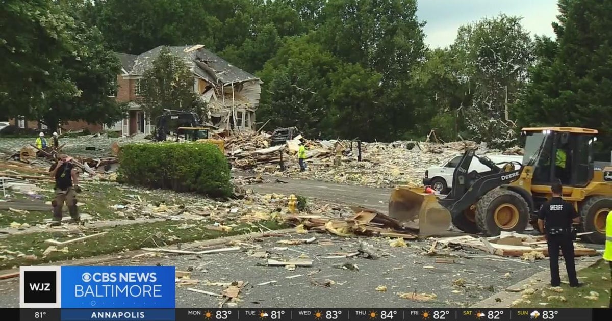 Two dead in Harford County house explosion - CBS Baltimore