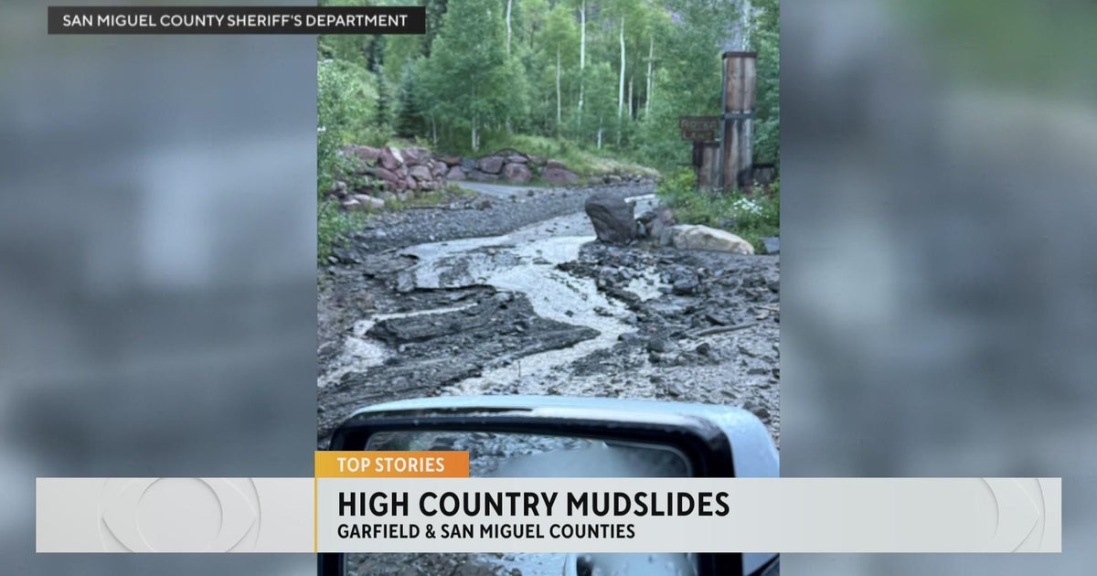 Mudslides and flooding lead to road closures near Telluride and in ...