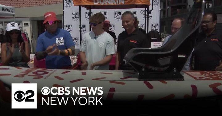 New kind of adaptive surf board hits Long Island - CBS New York