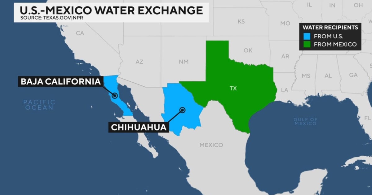 Mexico falling behind on water commitments to U.S. - CBS News