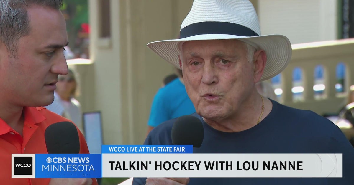 Hockey legend Lou Nanne visits the Minnesota State Fair - CBS Minnesota