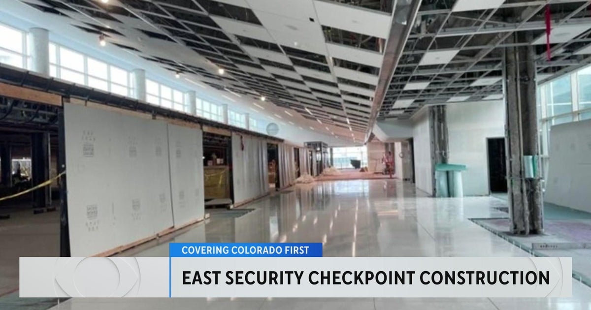 Denver International Airport's East Security Checkpoint halfway done ...