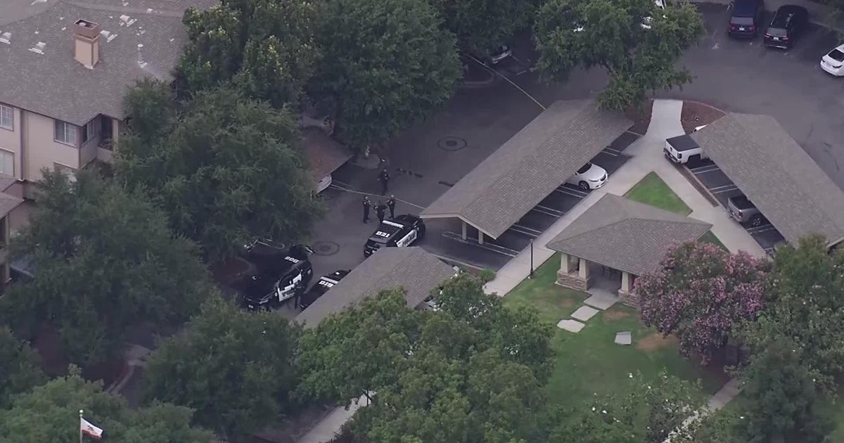 Watch: Scene of shooting at Dublin apartment complex - CBS San Francisco