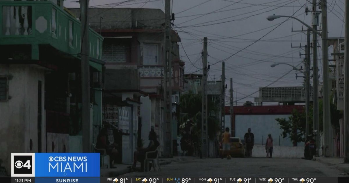 Massive power outages rock Cuba - CBS Miami