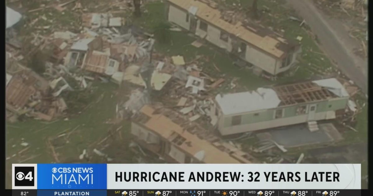 Hurricane Andrew: Historic storm's impact 32 years later - CBS Miami