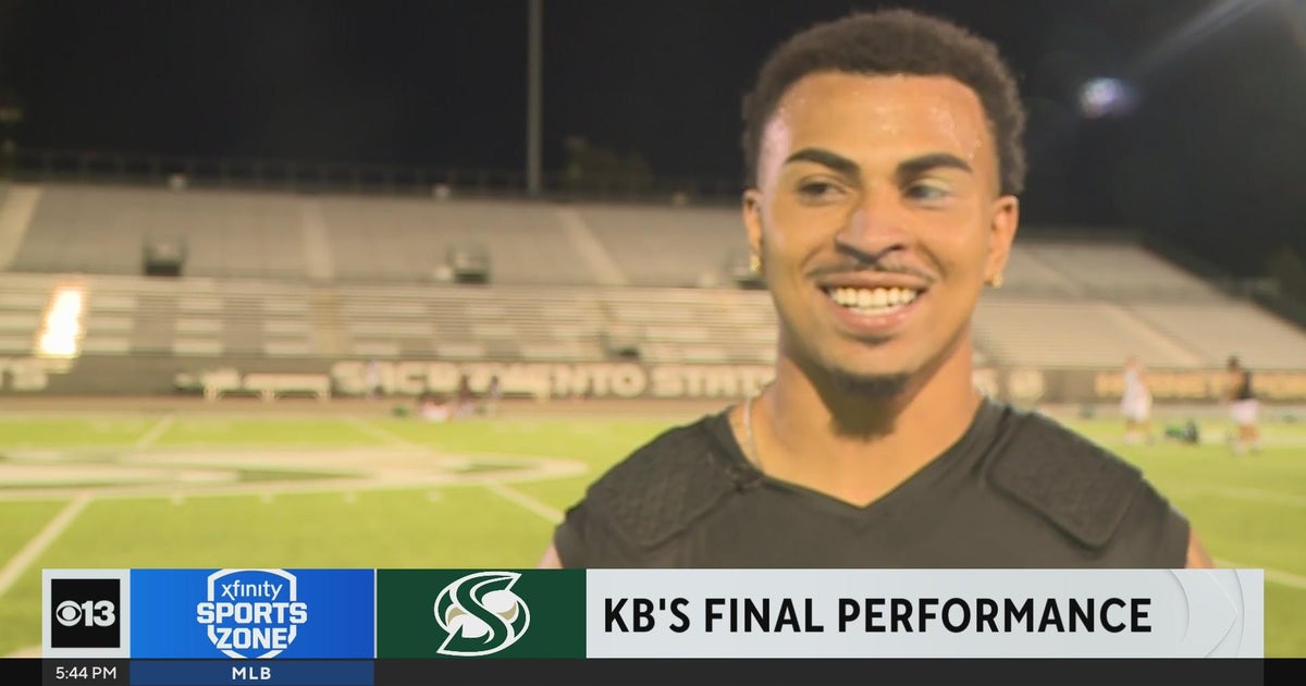 Kaiden Bennett on his final year playing football in Sacramento - CBS ...