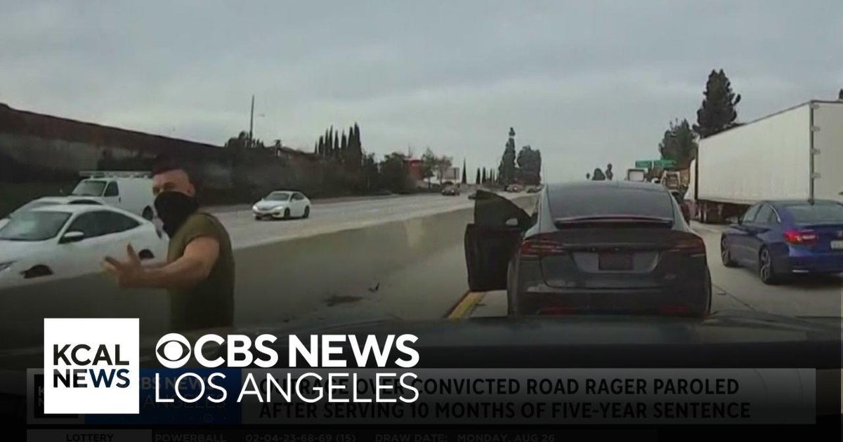 Outcry over the Tesla road rage man's prison release - CBS Los Angeles