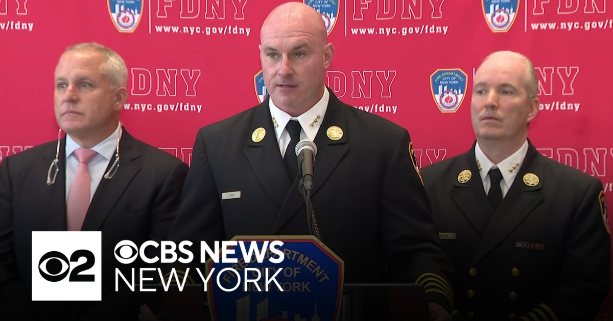 FDNY officials share update on 2 lithium-ion battery fires - CBS New York