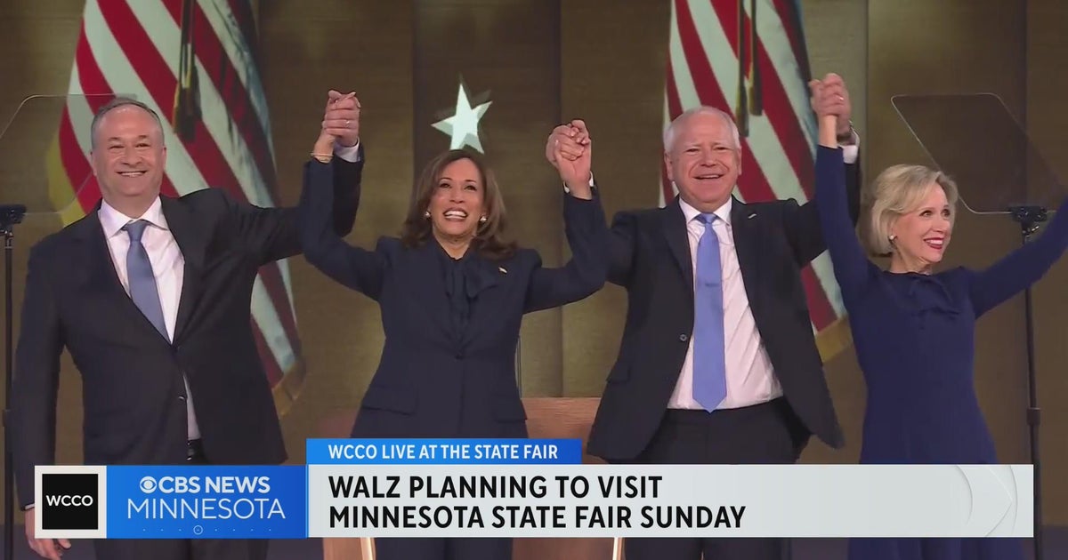 Governor and Democratic VP pick Tim Walz will stop at the fair Sunday ...