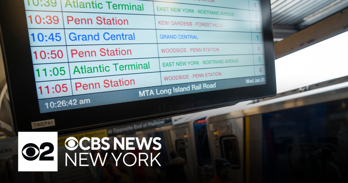 LIRR schedule changes take effect for riders - CBS New York