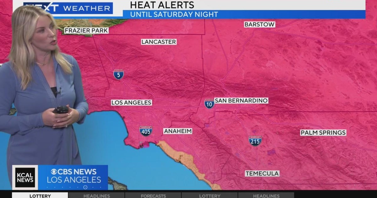 Evelyn Tafts' 9pm forecast | NEXT Weather - CBS Los Angeles