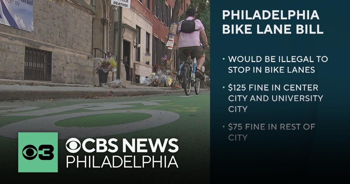 Council members introduce new Philadelphia bike lane bill - CBS ...