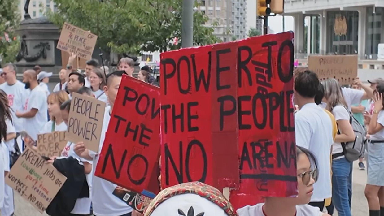 Opponents of proposed new 76ers arena protest in Philadelphia Saturday ...