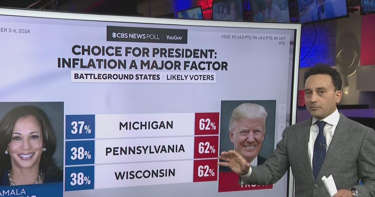 Breaking down the latest CBS News battleground state poll - CBS Detroit