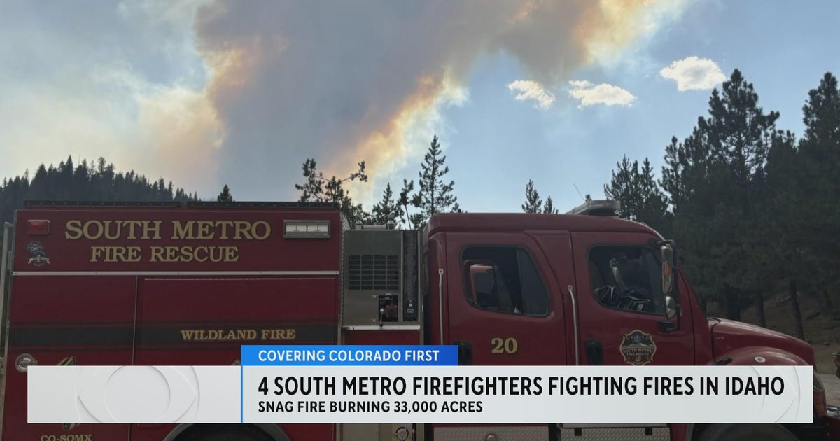 Crew from South Metro Fire travels to Idaho to battle Snag Fire - CBS ...