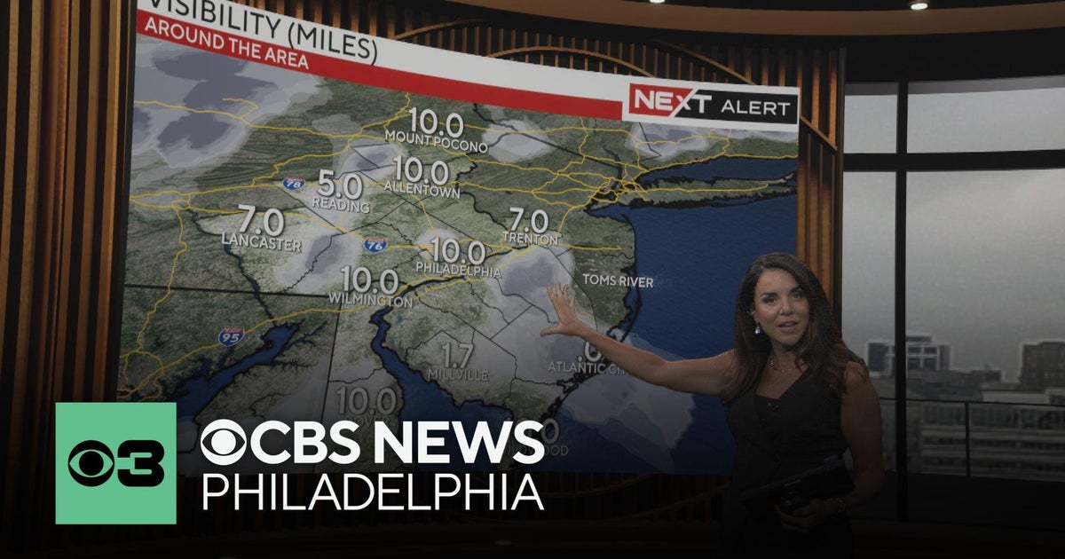 Patchy fog reduces visibility around Philadelphia area; when it moves ...