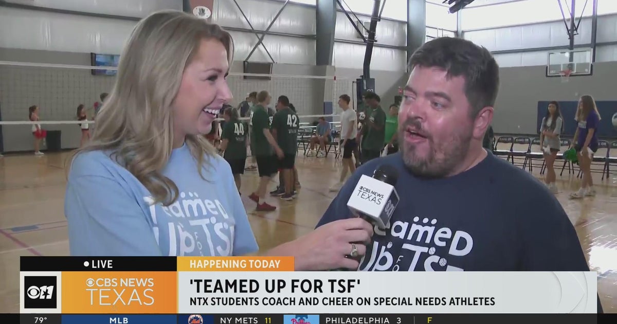 Teamed Up For TSF Athlete Explains What The Event Means To Him - CBS Texas