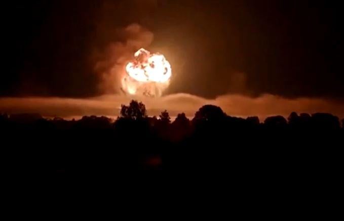 Ukraine hits Russia with "massive drone attack" on military depot in ...