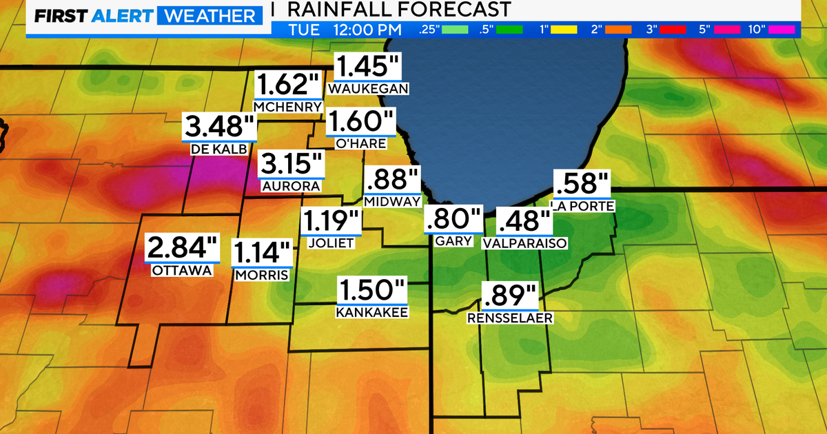 Storms in Chicago on Friday afternoon - CBS Chicago