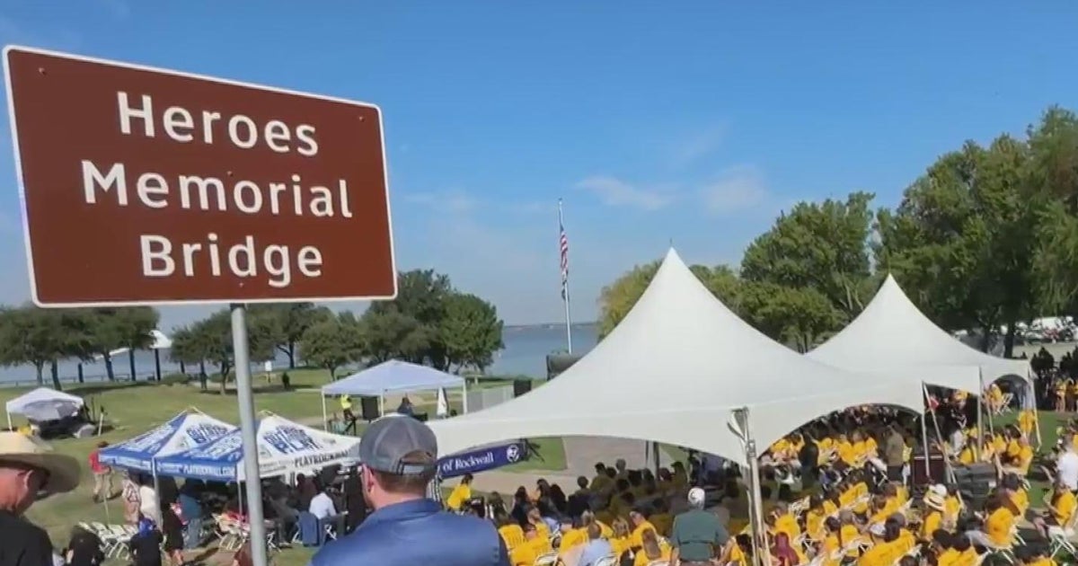 Grand unveiling for Heroes Memorial Park - CBS Texas
